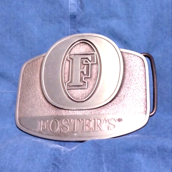 Fosters | Accessories | Vintage Fosters Lager Belt Buckle Collectible ...